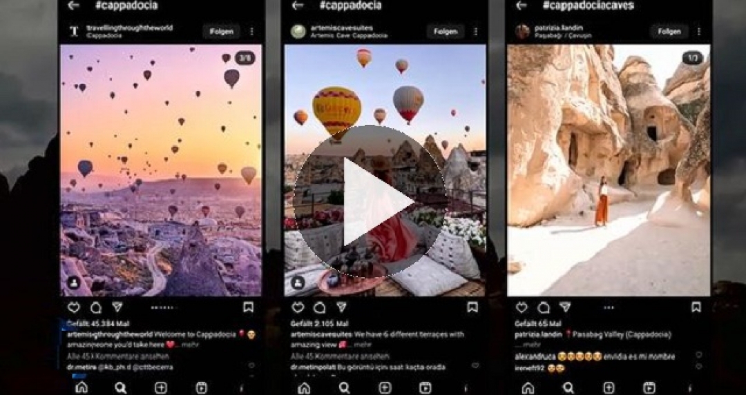 Heißluftballons, uralte Höhlen und schickes Rooftop: Insta-Hotspot ...